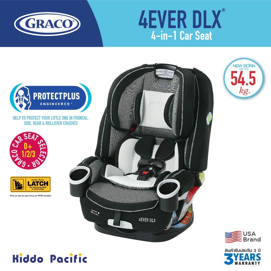 Graco 4Ever Deluxe Car Seat - Fairmont คาร์ซีท - Kiddo Pacific