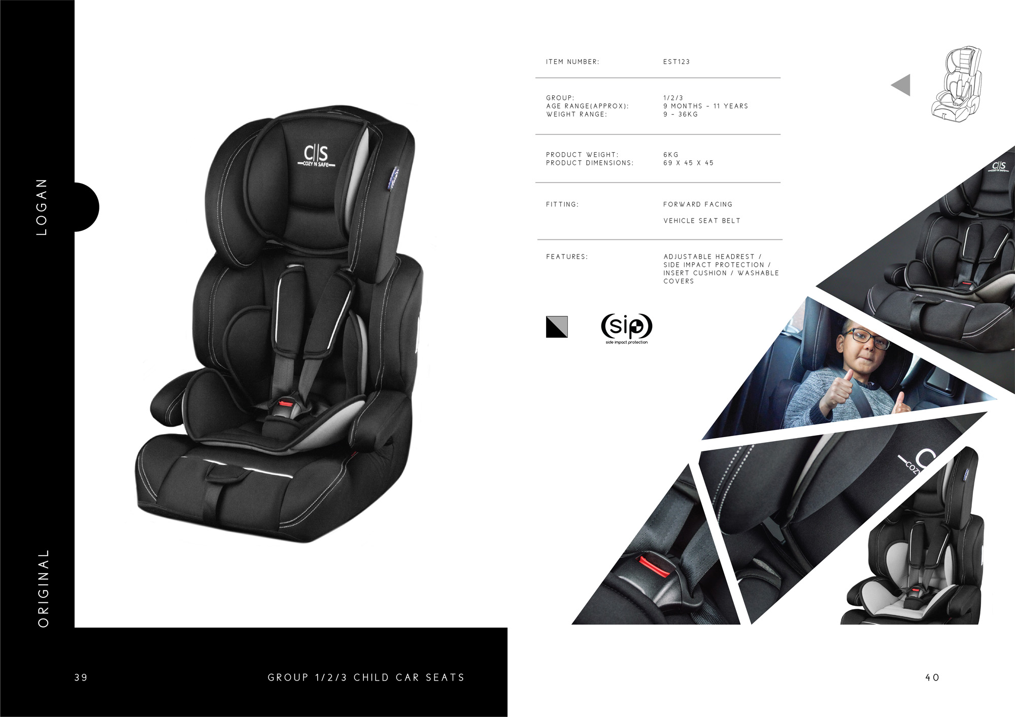 New Arrival Cozy N Safe คาร์ซีทแบรนด์คุณภาพ จากประเทศอังกฤษ - Kiddo Pacific