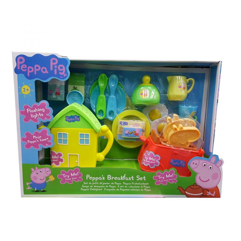 Peppa Pig Breakfast Set ชุดของเล่นอาหารเช้า - Kiddo Pacific