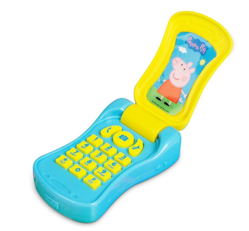 Peppa Pig Flip Phone ของเล่นโทรศัพท์ - Kiddo Pacific