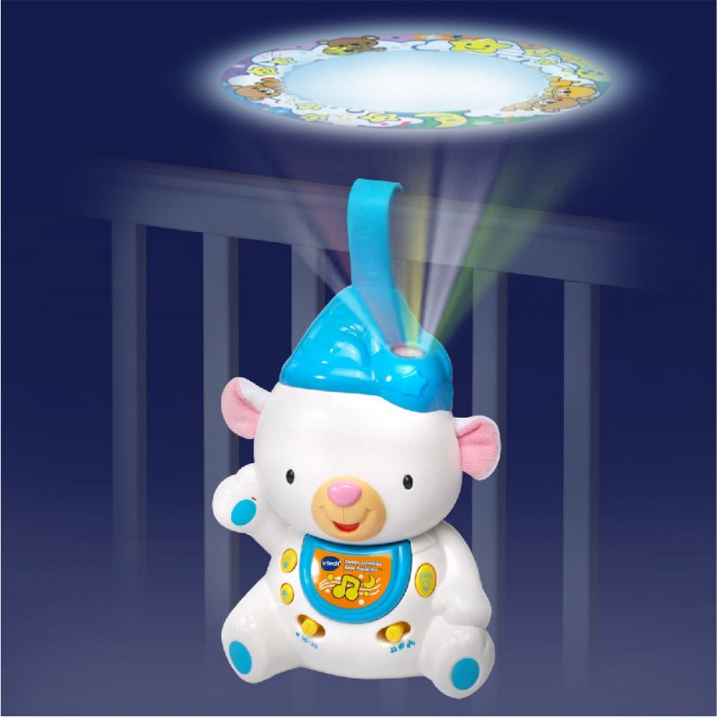 Vtech Lullaby Lights Bear-Pink โปรเจคเตอร์กล่องดนตรี - Kiddo Pacific