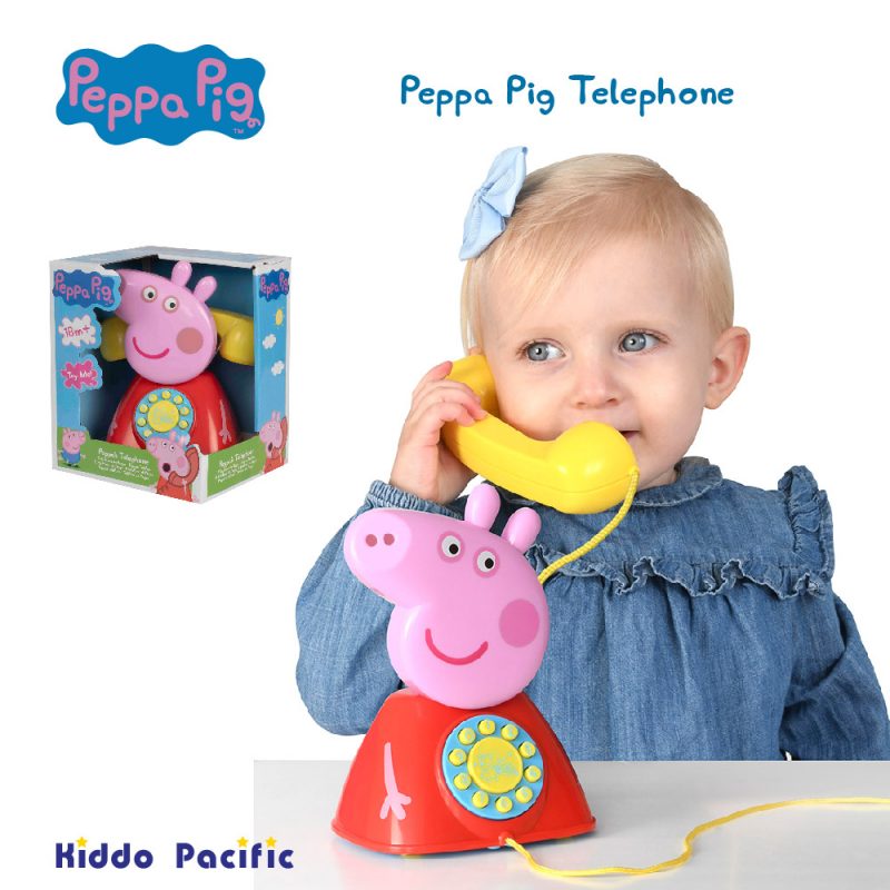 Peppa Pig Telephone ของเล่นโทรศัพท์จำลองการใช้โทรศัพท์ - Kiddo Pacific