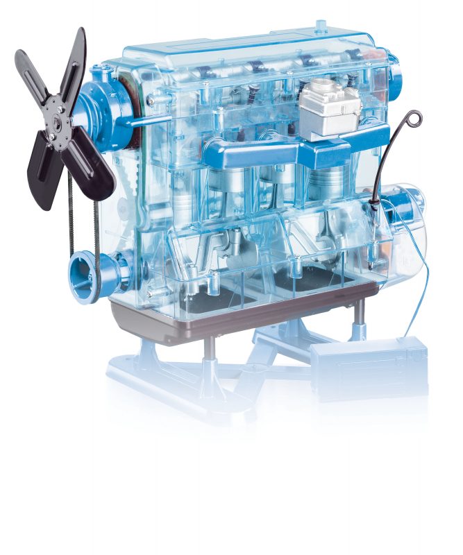 Smithsonian Motor Works ของเล่นสร้างเครื่องยนต์รุ่น 4 สูบ - Kiddo Pacific