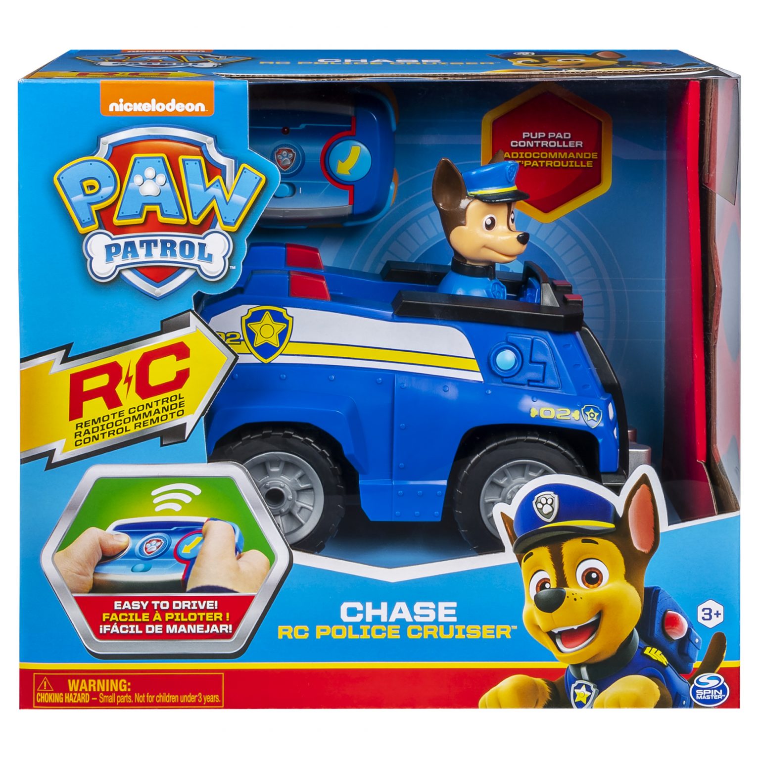 Paw Patrol Chase Rc Police W Controller รถของเล่นบังคับ - Kiddo Pacific