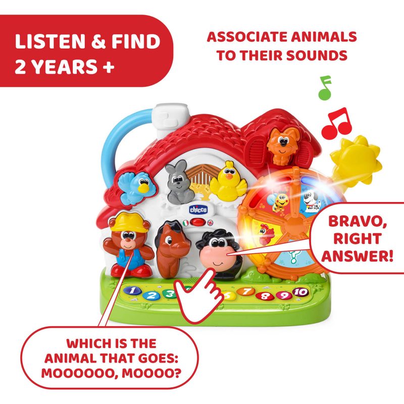 Chicco Toy Abc Talking Farm บ้านของเล่น เสริมพัฒนาการ