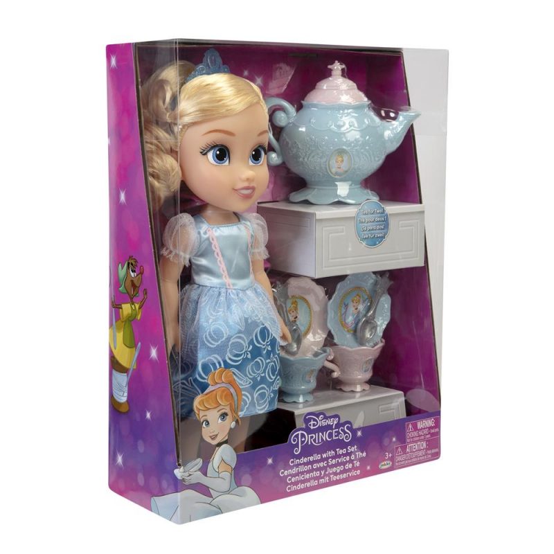 Disney Princess - Cinderella With Tea Set ตุ๊กตาเจ้าหญิง - Kiddo Pacific