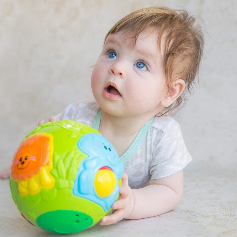 Roll N Pop Jungle Activity Ball ของเล่น ลูกบอลสำหรับเด็ก - Kiddo Pacific