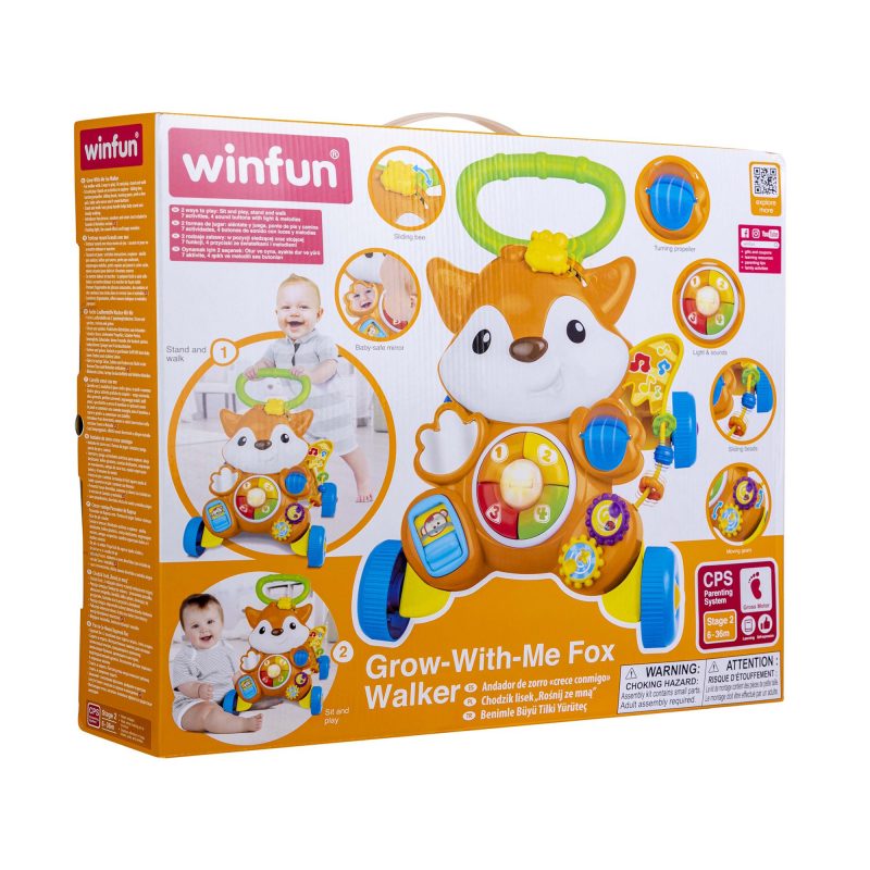 Grow With Me Fox Walker รถหัดเดิน - Kiddo Pacific