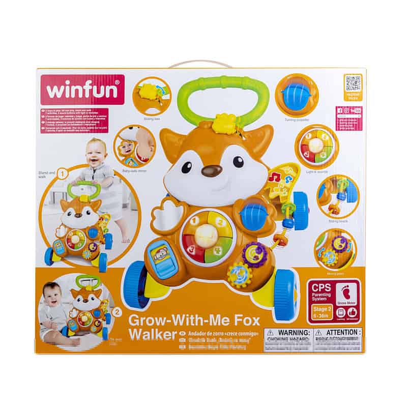 Grow With Me Fox Walker รถหัดเดิน - Kiddo Pacific