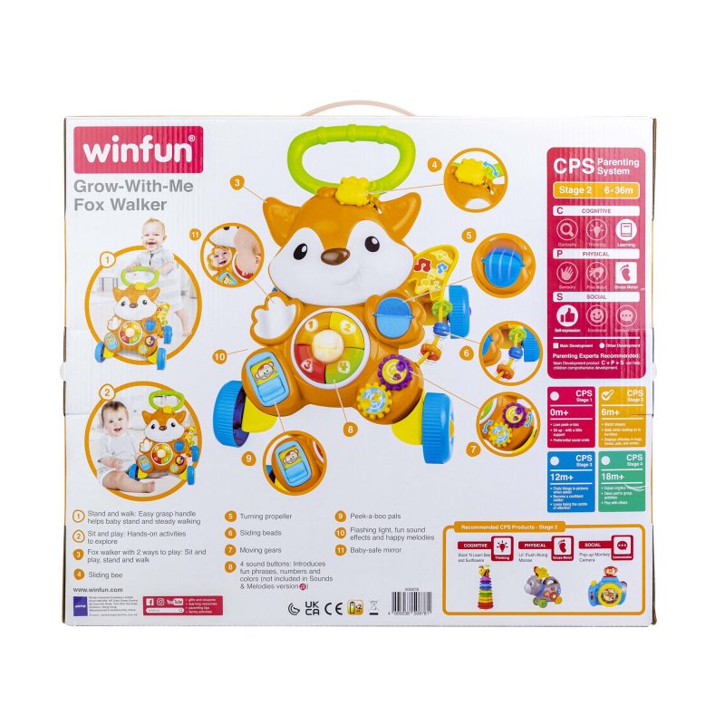 Grow With Me Fox Walker รถหัดเดิน - Kiddo Pacific