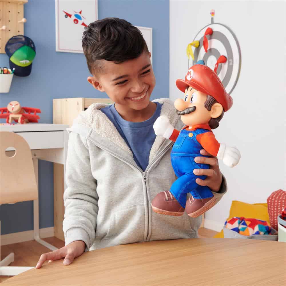 Super Mario Movie 12" Roto Plush Mario ตุ๊กตาซุปเปอร์มาริโอ้ - Kiddo ...
