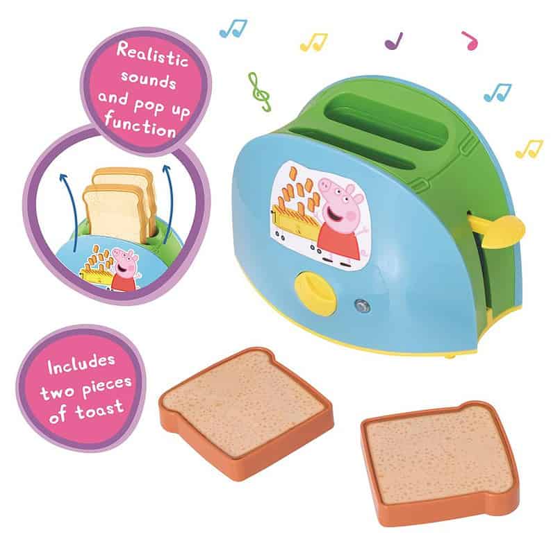 Peppa Pig Cooking Appliance ของเล่นเครื่องปิ้งขนมปัง - Kiddo Pacific