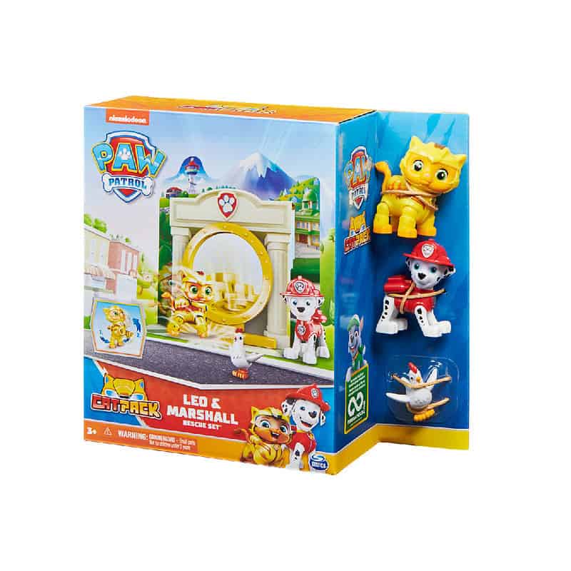 Paw Patrol Catpack Leo & Marshall ของเล่นฟิกเกอร์ - Kiddo Pacific