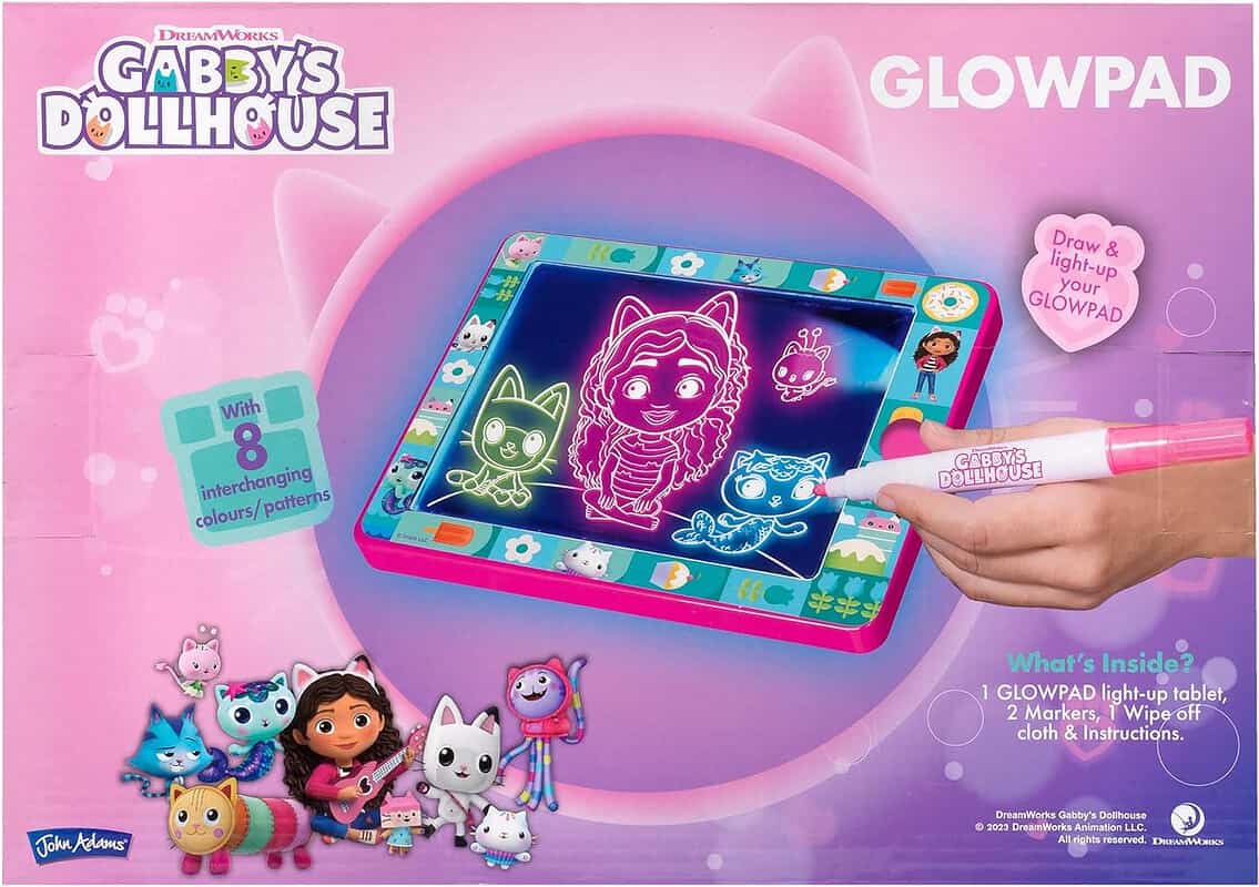Gabby Doll Glow Pad ชุดของเล่นแผ่นวาดรูปเรืองแสง - Kiddo Pacific