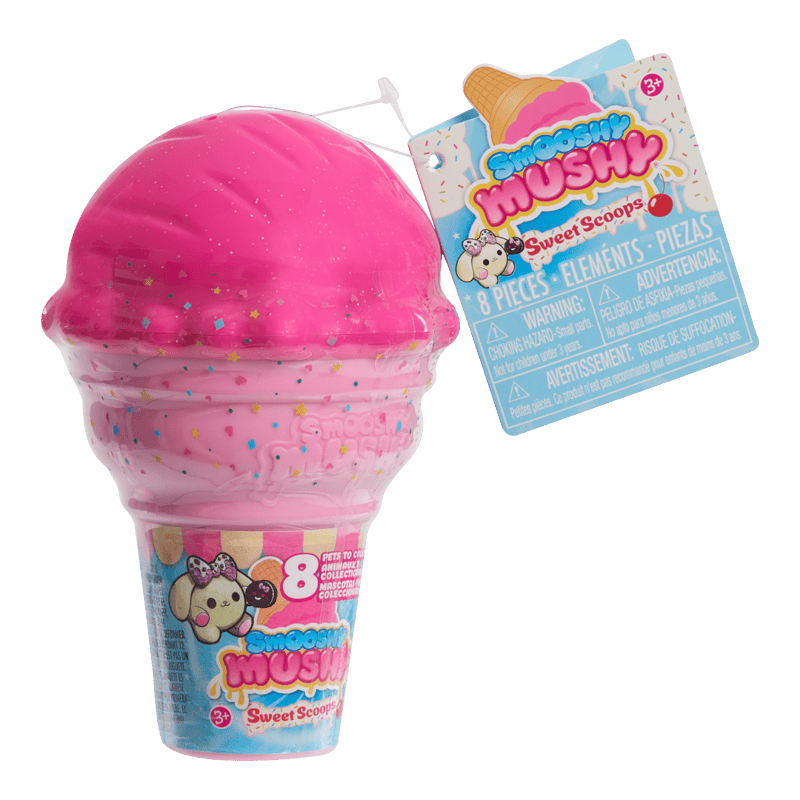 Smooshy Mushy Containers Ice Cream พวงกุญแจ - Kiddo Pacific