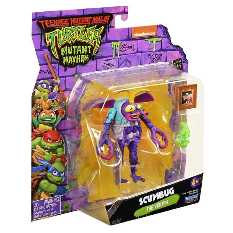Tmnt Movie Basic Figure - Scum Bug ฟิกเกอร์นินจาเต่า - Kiddo Pacific
