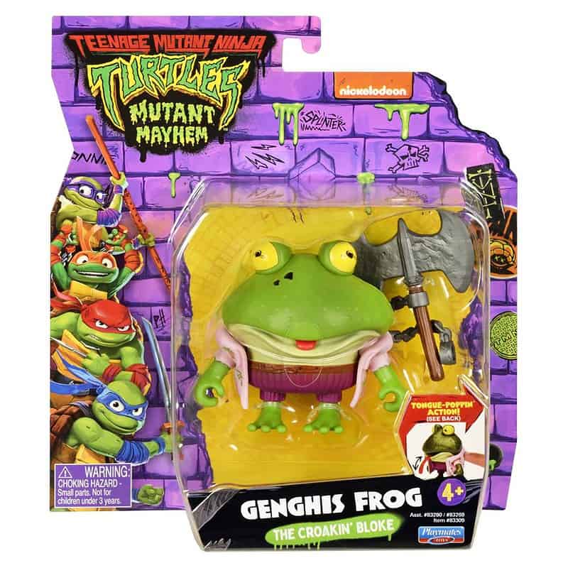 Tmnt Movie Basic Figure - Genghis Frog ฟิกเกอร์นินจาเต่า - Kiddo Pacific