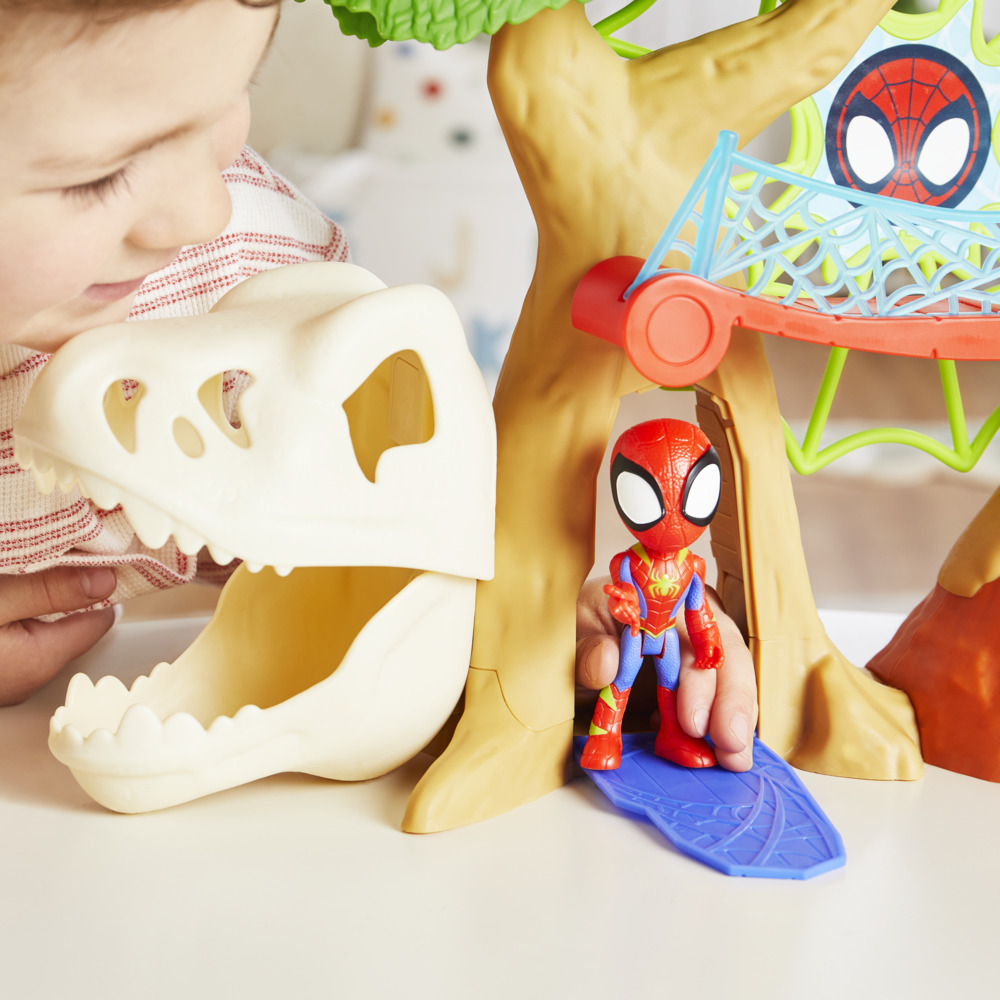 SPIDEY AND HIS AMAZING FRIENDS DINOWEBS TREEHOUSE ฟิกเกอร์ - Kiddo Pacific