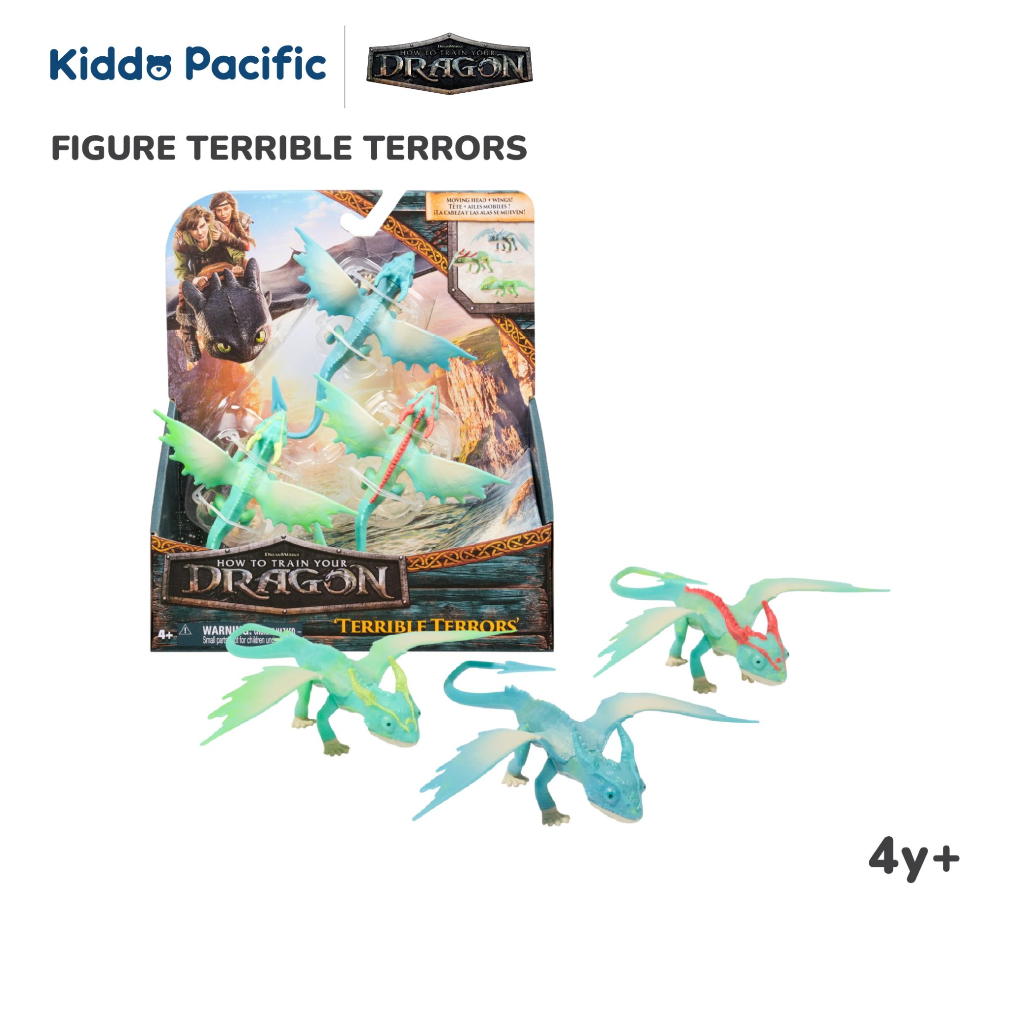 HOW TO TRAIN YOUR DRAGON FIGURE TERRIBLE TERRORS ฟิกเกอร์ - Kiddo Pacific