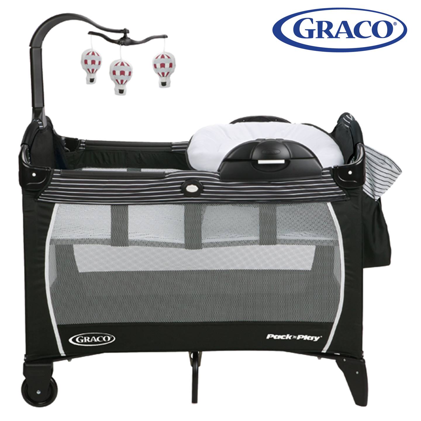 Graco เตียงนอนเด็ก Pack 'n Play Reversible Napper &Changer - Boden ...